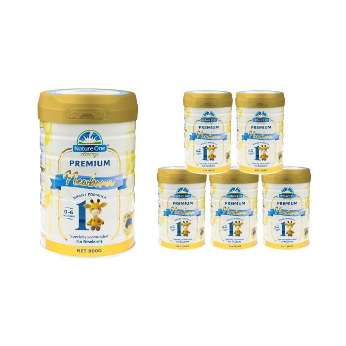 Nature One Dairy Premium with 2-MOs – Newborn Formula Step 1 900g x 6 ...