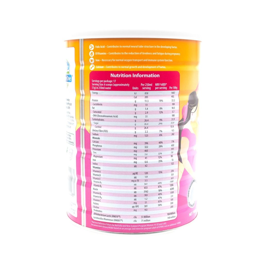 Nature One Dairy Pregnancy with Probiotics Formula 900g - Nature One Dairy®