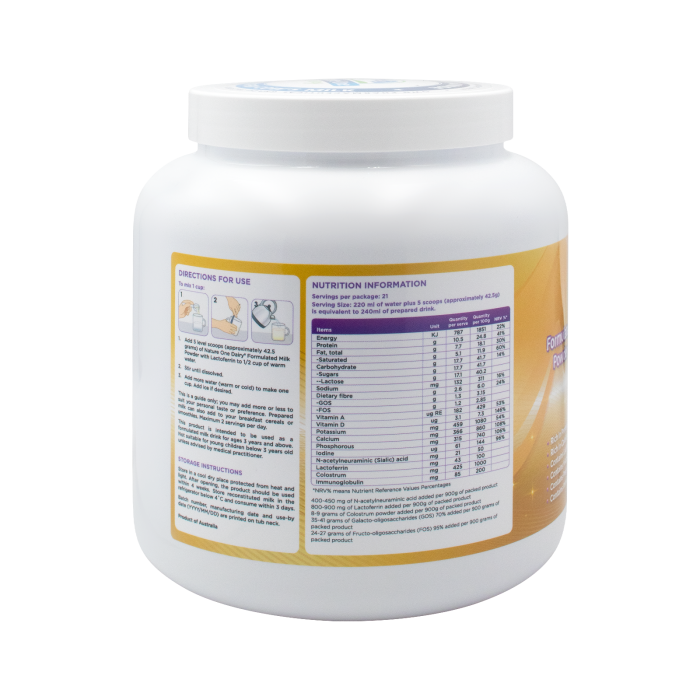 Nature One Dairy Formulated Milk Powder with Lactoferrin Tub 900G ...